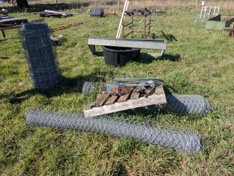 Lot 97 - Wire Netting, Barb & Plain Wire & Ringlock | AuctionsPlus