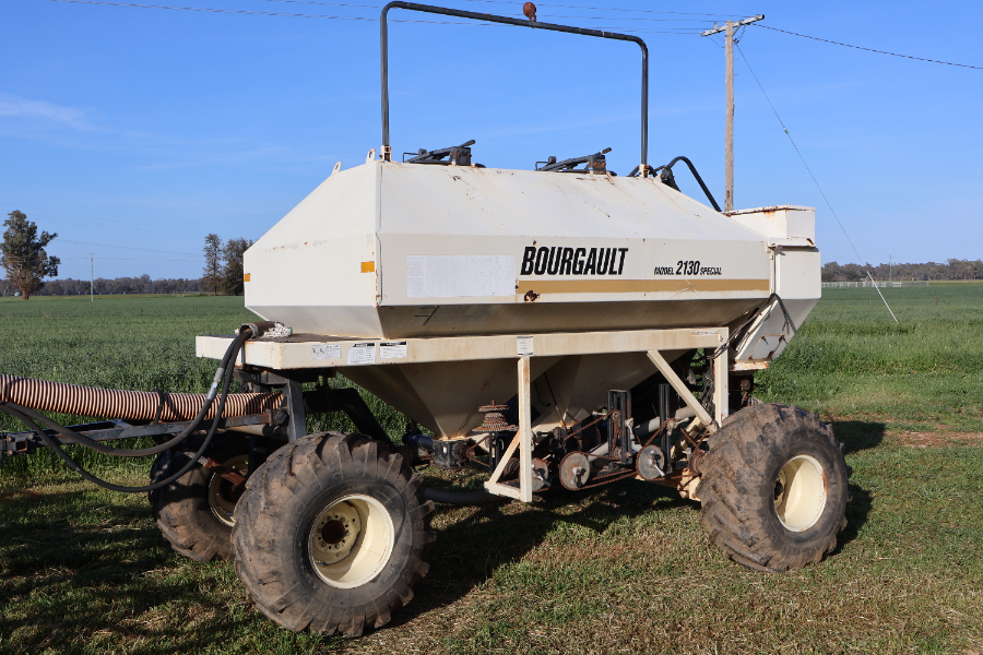 Lot 6 - Bourgault Air Seeder 2130 Special & Grahame Holme Chisel Plough ...