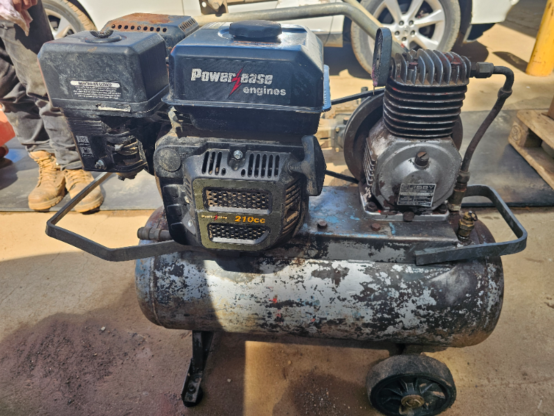 Lot 68 - Petrol Powered Air Compressor | AuctionsPlus