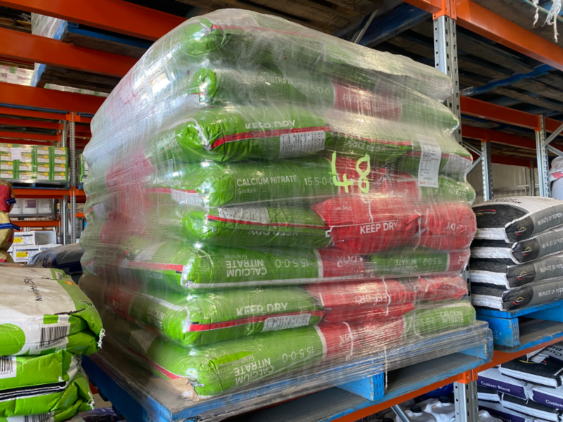 Lot 156 - 48 x 25KG REDOX CALCIUM NITRATE GRANULAR FERTILIZER ...