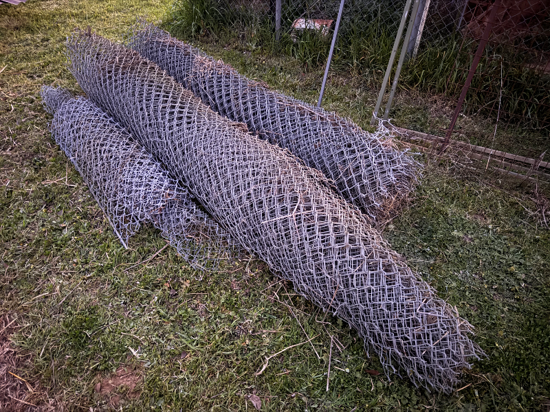 Lot 119 - Rolls of Chain Mesh Wire. | AuctionsPlus