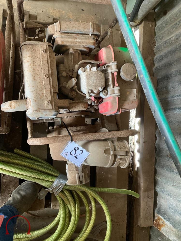 Yanmar Diesel Motor Coupled To Onga 2'' Centrifugal pump | AuctionsPlus