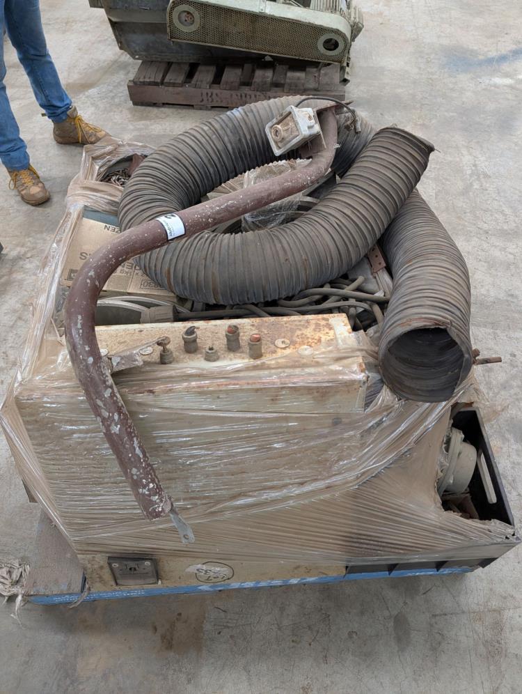 Lot 22 - Switchboard, Lifting Chain, Belts, Rubber Ducting | AuctionsPlus