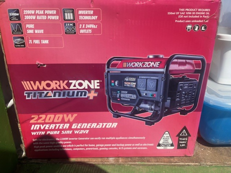 Lot 13 - Work Zone Titanium+ Generator | AuctionsPlus