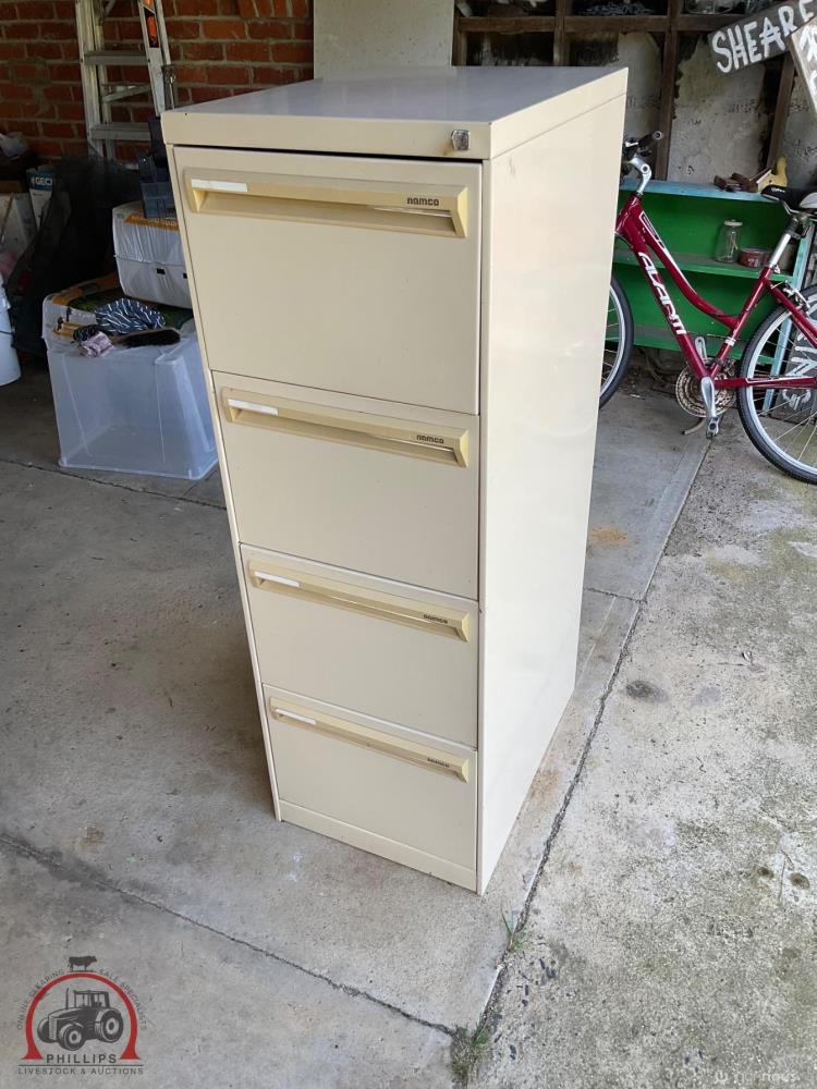 Lot 98 - 4 Draw Filing Cabinet | AuctionsPlus