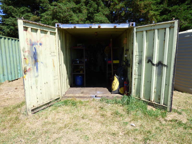 Lot 131 - 20ft Shipping Container | AuctionsPlus
