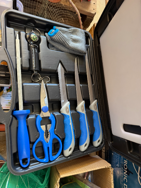 Pallet of Assorted Fishing Gear & 2 Rods | AuctionsPlus