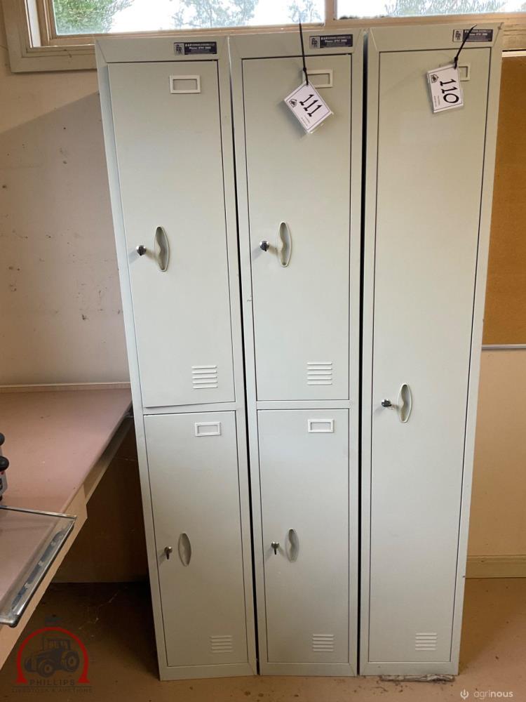 Lot 111 - B & R Storage System Lockers x 2 | AuctionsPlus