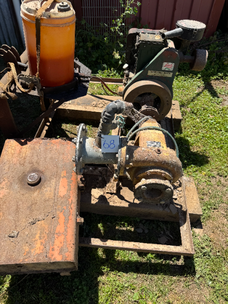 Kelly and Lewis Model 70 Pump size 4 inch to 6 inch. With Lister diesel ...