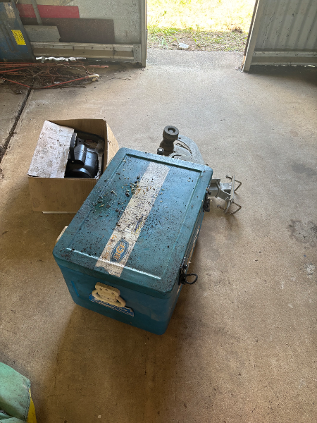Lot 107 - Esky & 2 boat winches | AuctionsPlus
