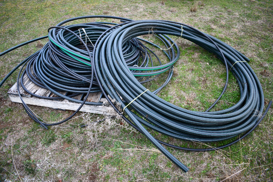 Lot 381 - Assorted poly pipe | AuctionsPlus