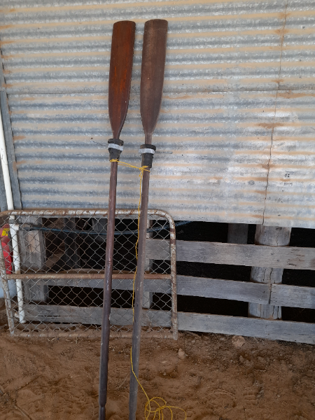 Lot 245 - Pair of Timber Oars | AuctionsPlus