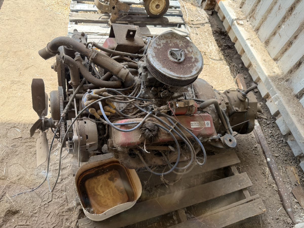 Lot 103 - Leyland Petrol V8 Engine has done approx. 44,000 kms, turns ...