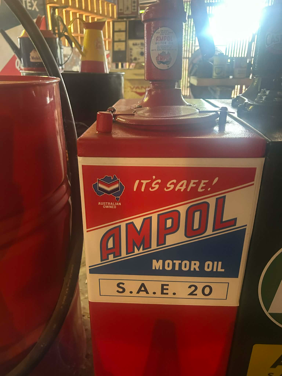 Lot 50 - Ampol Highboy Oil Pump | AuctionsPlus