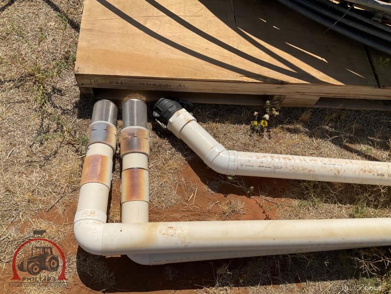 Lot 241 - PVC Pipe With Cam Lock Fittings And Strainers | AuctionsPlus